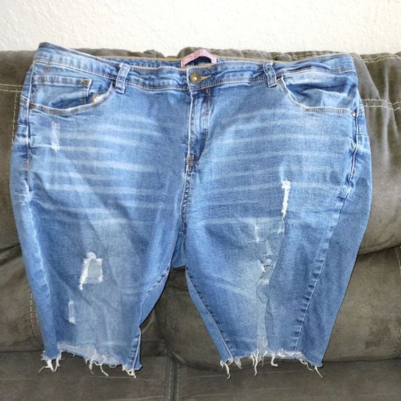Wax Jean | Shorts | Plus Size Distressedshorts | Poshmark